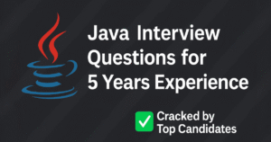 (New) TCS Java Developer Interview Questions (3 to 5 Years Experience ...